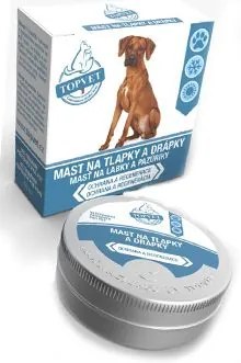 Mast na tlapky a drápky pro psy TOPVET 50ml