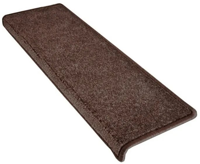 Vopi Nášlapy na schody Eton hnědý obdélník, samolepící - 25x80 obdélník (rozměr včetně ohybu)