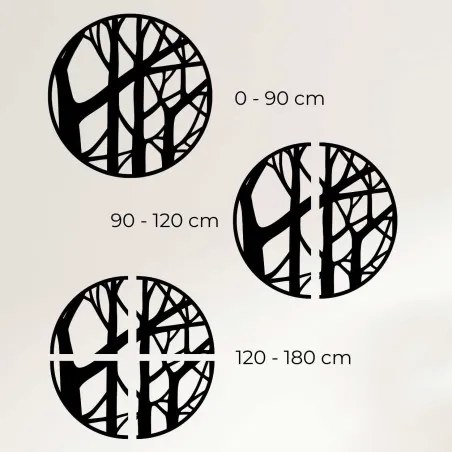 Designová dřevěná dekorace květinový ornament | SENTOP HDF0376