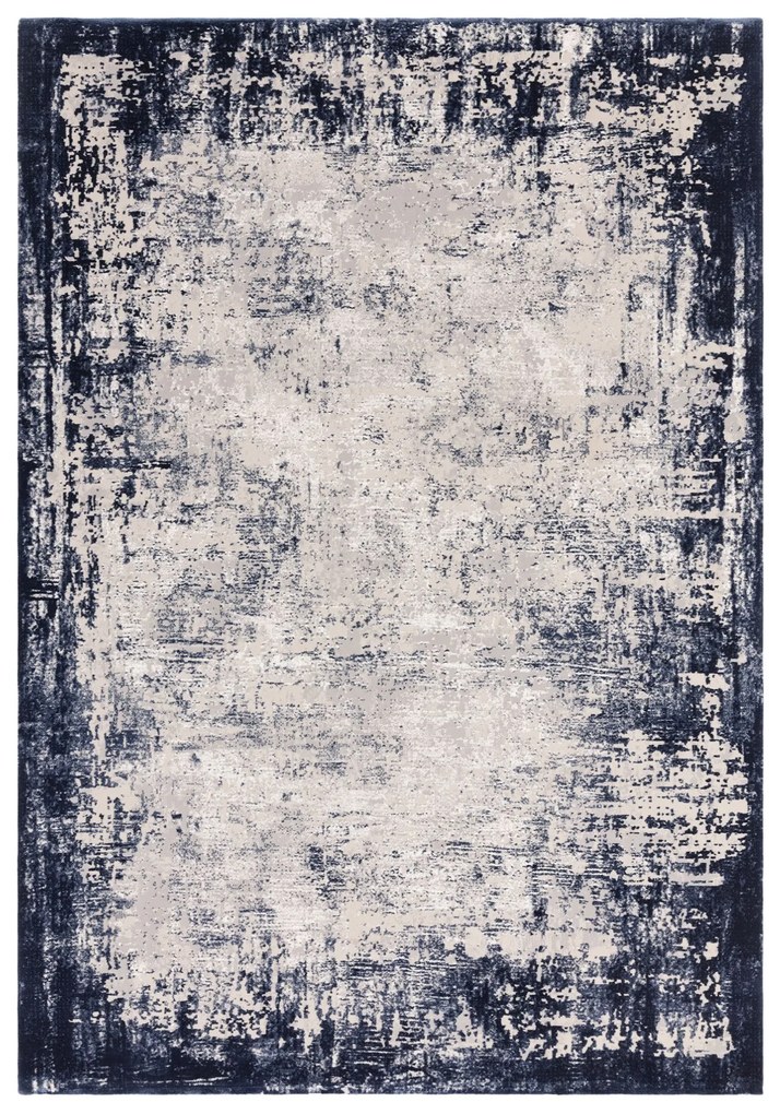 Tribeca Design Kusový koberec Zoom Border Navy Rozměry: 160x230 cm