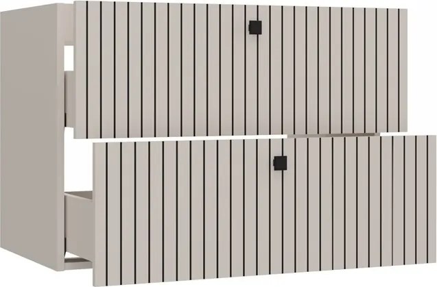 Závěsná skříňka pod umyvadlo Tigo 2S 80 cm kašmír
