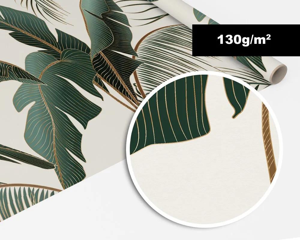 Fototapeta Abstract Jungle Plants Pattern. Creative Collage Contemporary Floral Seamless Pattern. Fashionable Template For Design. Hladký vinyl 416x290