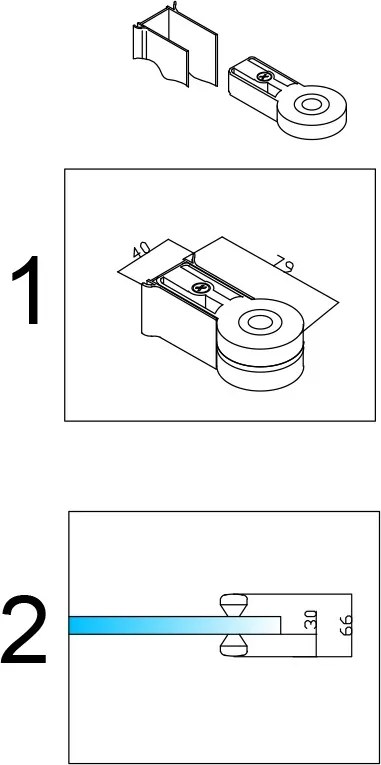 BPS-koupelny Čtvercový sprchový kout HYD-SK05C 100x100 černá/transparent - bez vaničky