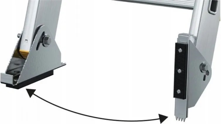 Hliníkový žebřík 3x13 příček třídílný DRABEST DW3-13 MAX
