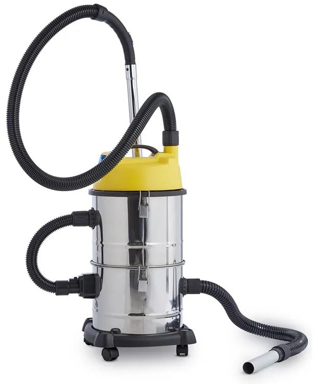Klarstein Reinraum 3-in-1, průmyslový vysavač, 1800 W, 30 l, nerezova ocel