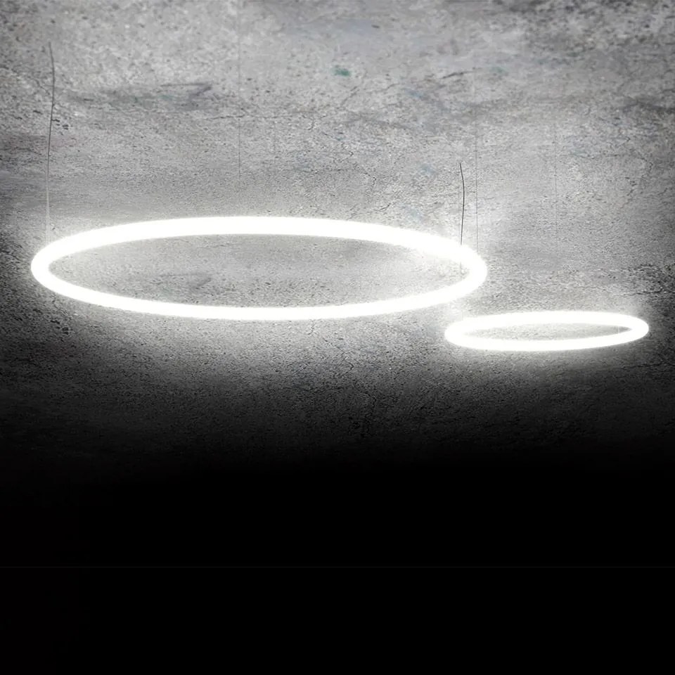 Alphabet of light circular 90 suspension, kruhové svítidlo, 44W LED 3000K DALI/PUSH, Ø90cm