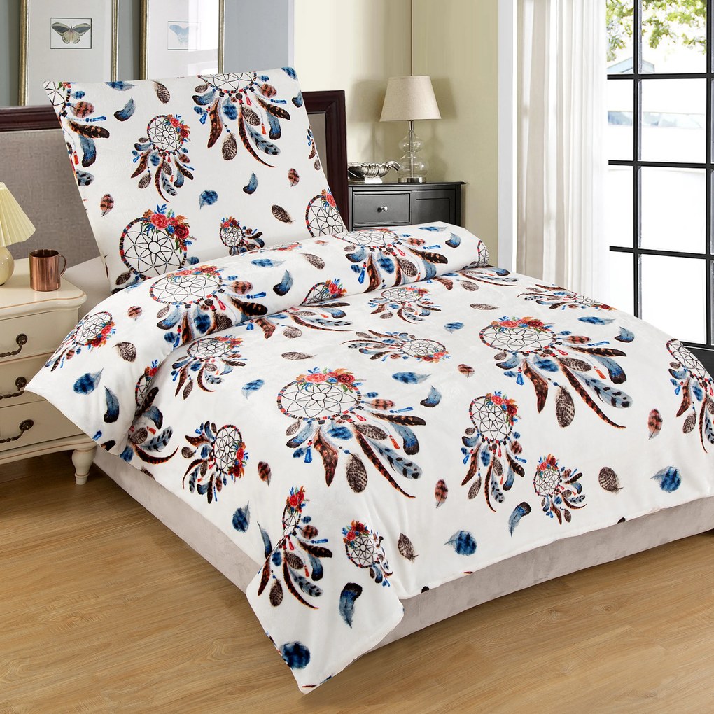 Mikroplyšové povlečení Premium 140x200+70x90 Lapač snů