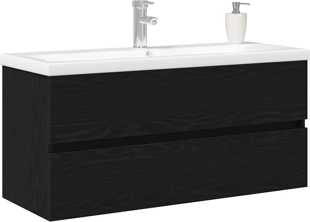 Skříňka pod umyvadlo Černý dub 100 x 39 x 62 cm 3333145
