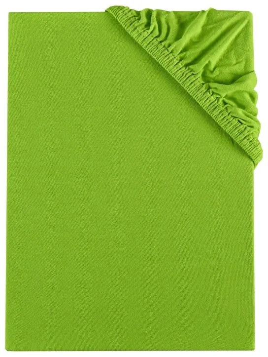 Prostěradlo ložní zelené jersey EMI, Plachta 90x200