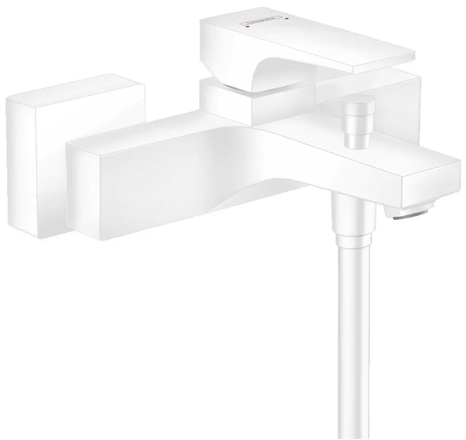 Hansgrohe Metropol, vanová baterie, bílá matná, 32540700