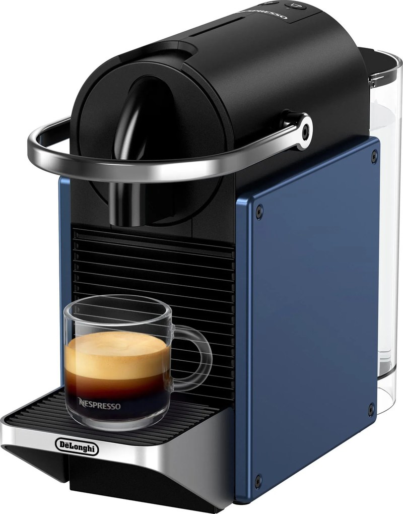 Kávovar na kapsle nespresso de'longhi pixie dark blue en127.bl