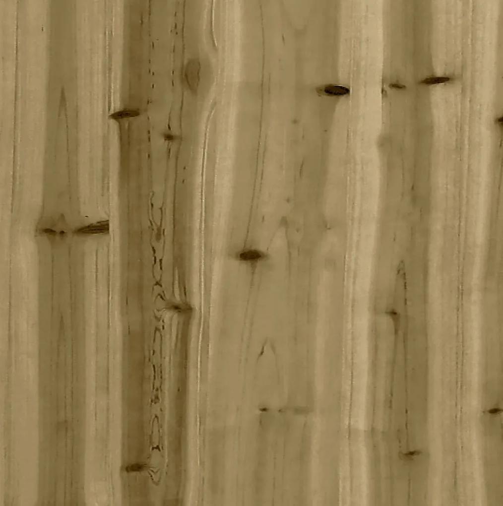 vidaXL Zahradní středové pohovky 2 ks šedé masivní borové dřevo [825519] Barva: Medově hnědá borovice