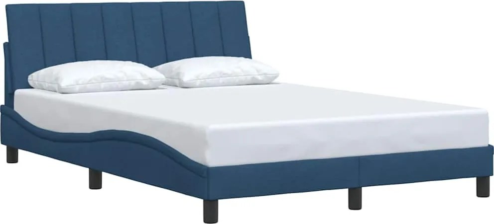 Rám postele bez matrace Hanko modrý 140 x 200 cm textil 3310397