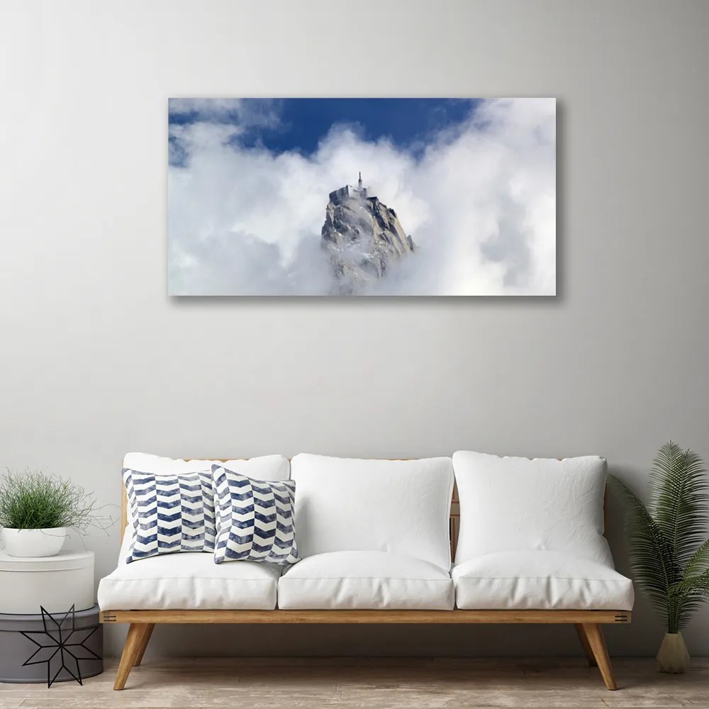 Obraz na plátně Hora Mraky Krajina 120x60 cm