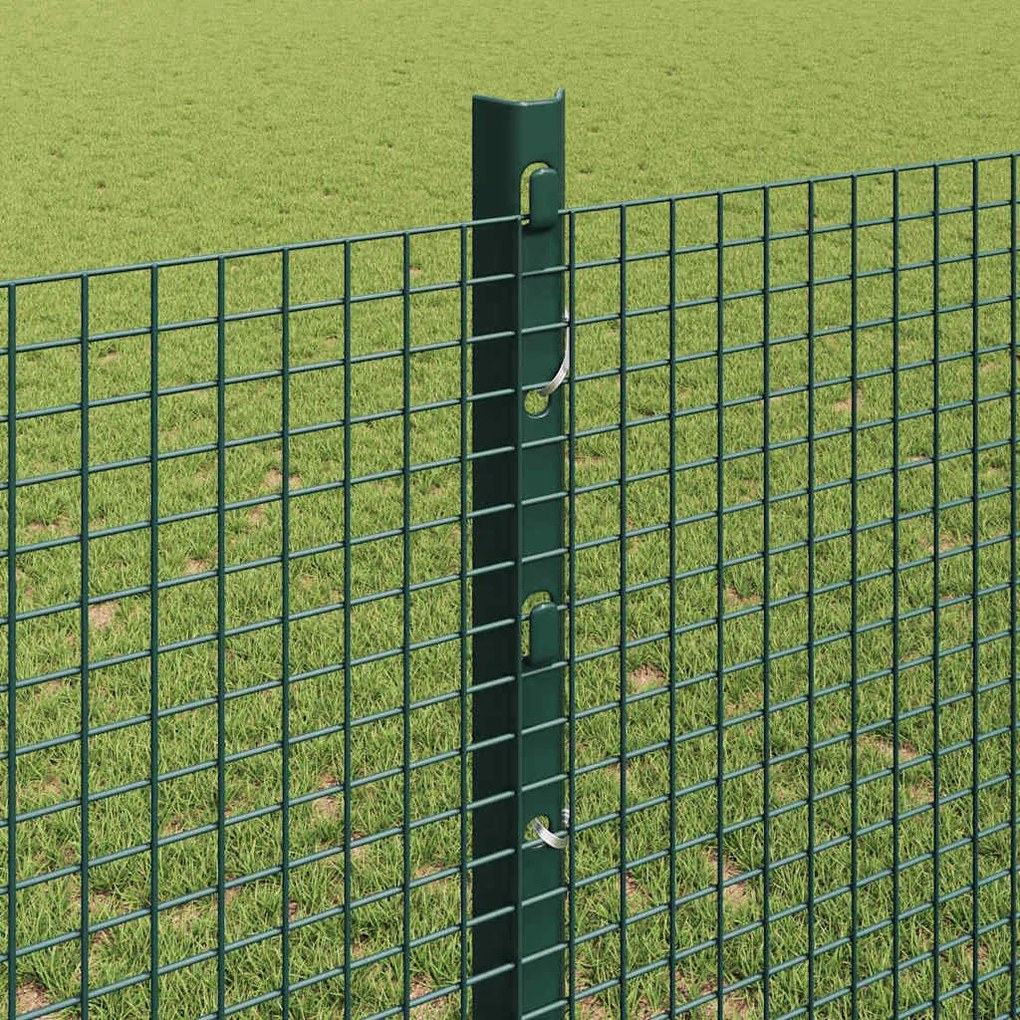 Svařovaná drátěná plotovina s tyčkami 50 x 1,2 m Zelená 3336518