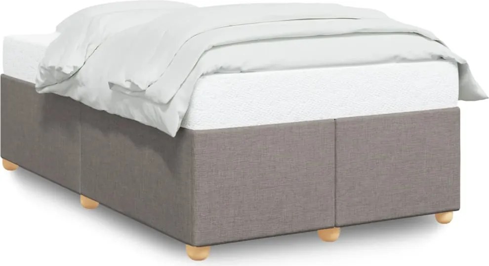 Rám postele bez matrací taupe 120x190 cm textil 3284719