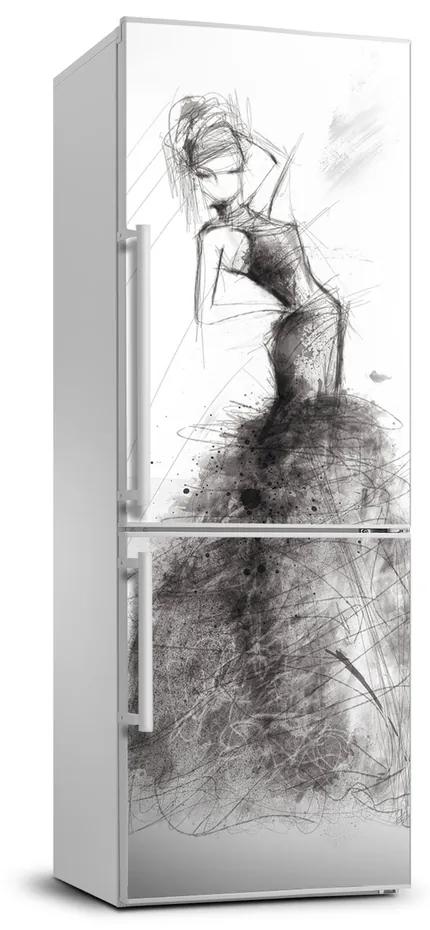 Wallmuralia Nálepka fototapeta lednička Ilustrace moda 60x180 cm