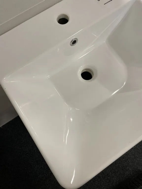 Lavedo Vivace White Air 50 koupelnová skříňka s umyvadlem, lesk
