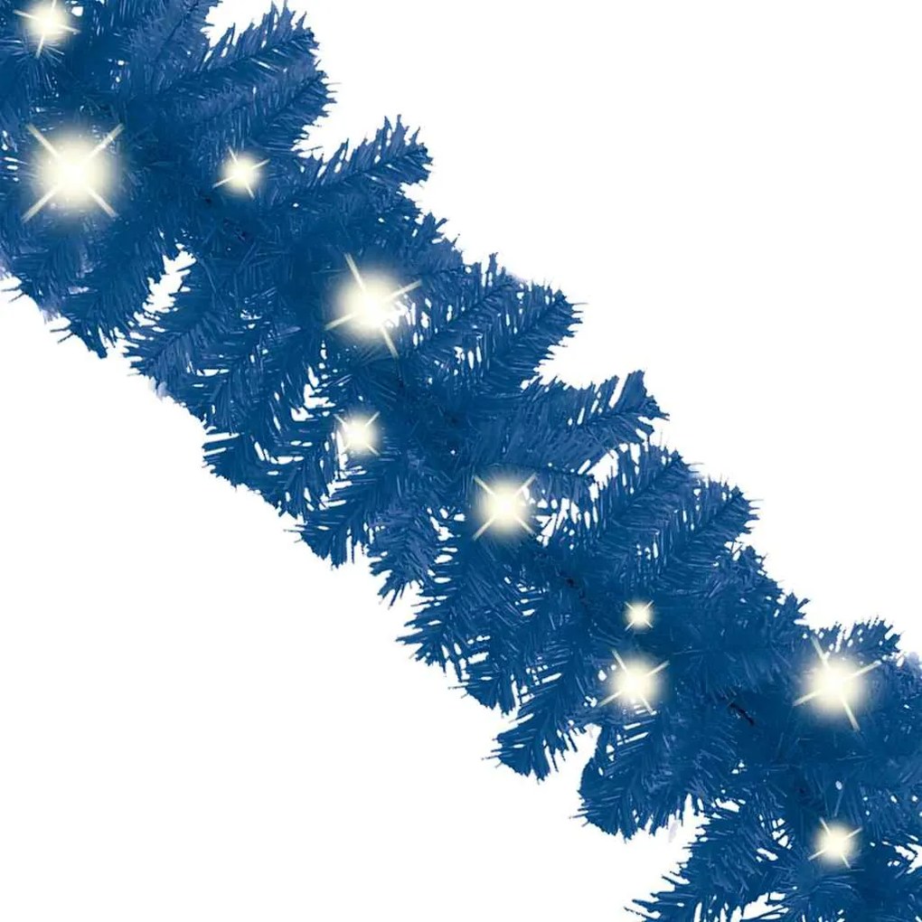 Vánoční girlanda s LED světýlky 10 m modrá 329193