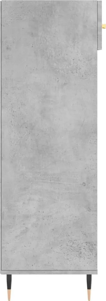 vidaXL Botník 60 x 35 x 105 cm kompozitní dřevo [829592] Barva: šedá sonoma