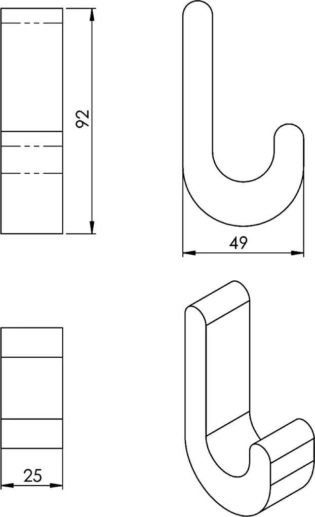 Gedy Gedy, HIMALAYA háček, pár, bambus, HY26