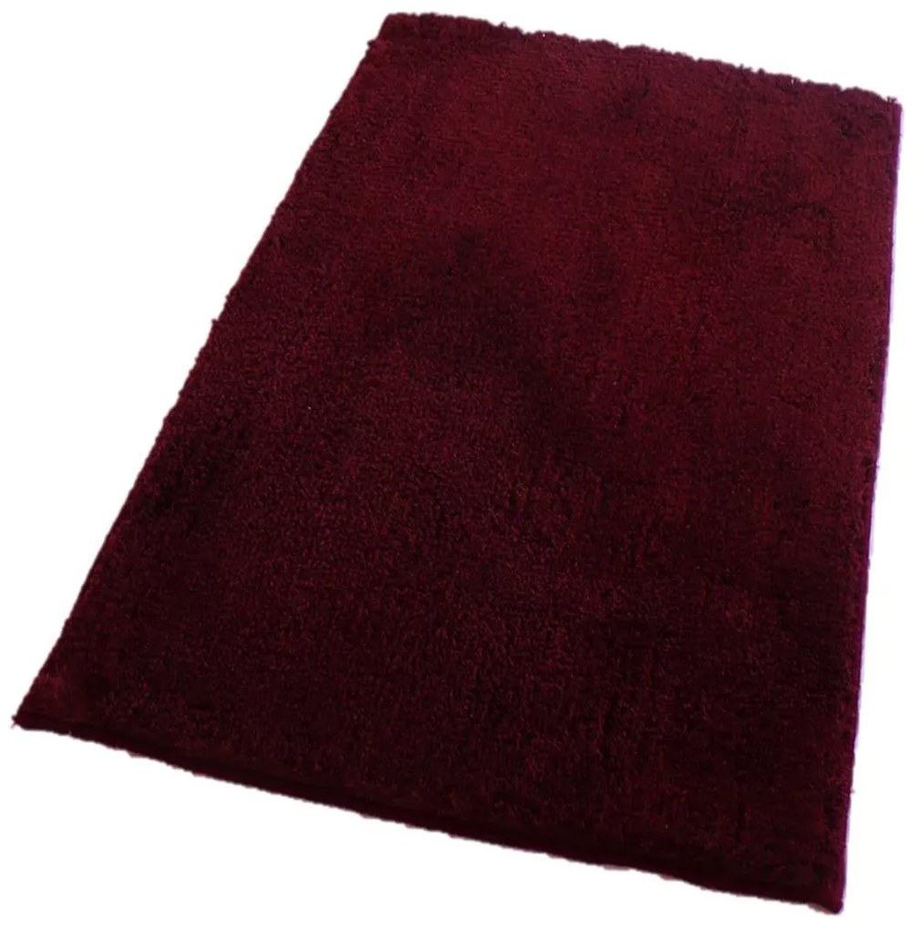 ROUTNER Koupelnová předložka COTTON Bordo - Bordo / 60 x 100 cm