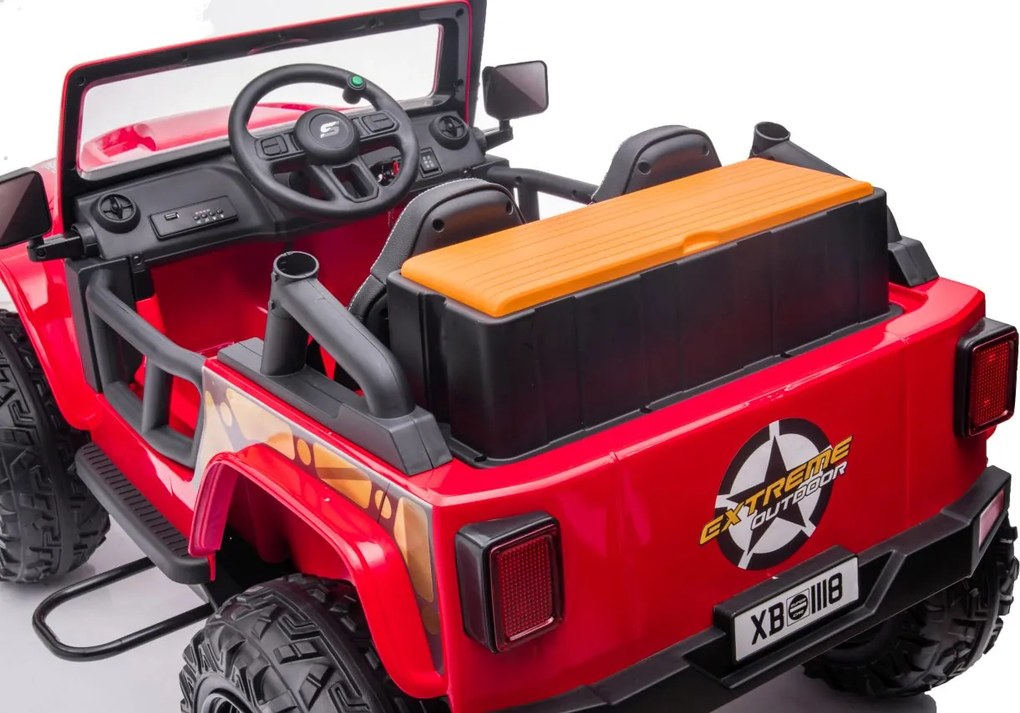 Ramiz Auto Jeep Monster červené