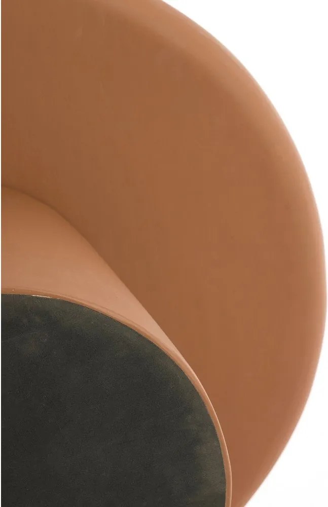 Kulatý konferenční stolek v terakotové barvě ø 70 cm Kulona – Light & Living