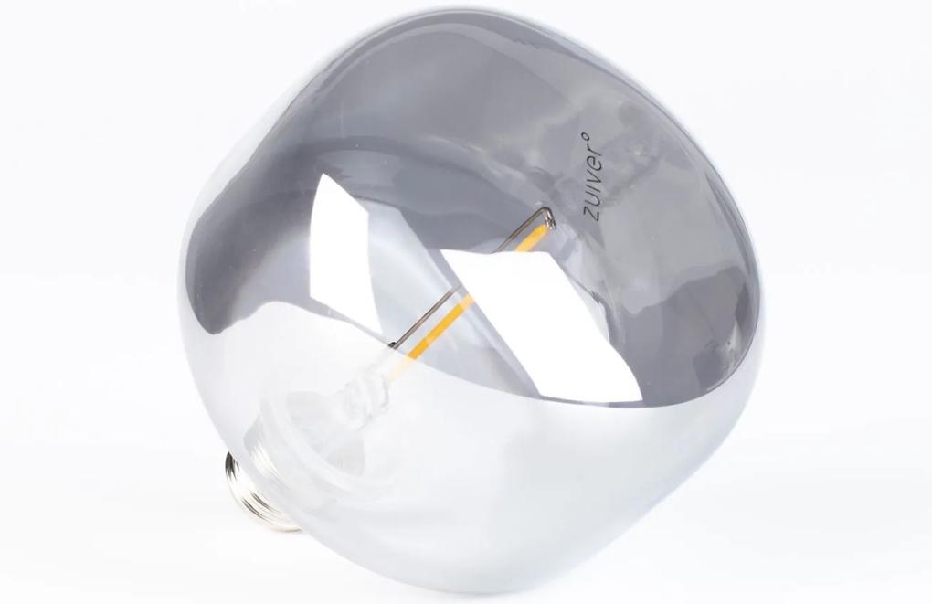 Kouřově šedá dekorativní LED žárovka ZUIVER HAZY E27 14 cm
