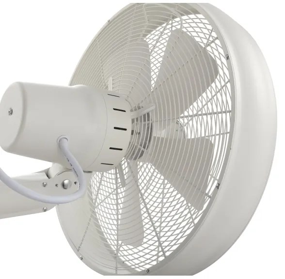 Lucci Air 213128EU - Nástěnný ventilátor BREEZE 55W/230V bílá + dálkové ovládání