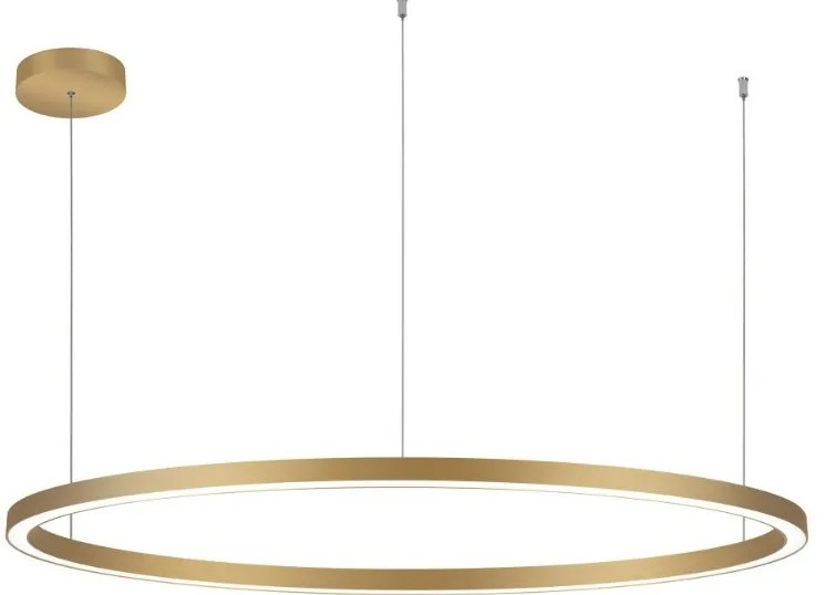 Palnas Dara, Závěsné designové led svitidlo Barva: Zlatá, Velikost: 78cm, Konfigurace: Dálkové ovládání