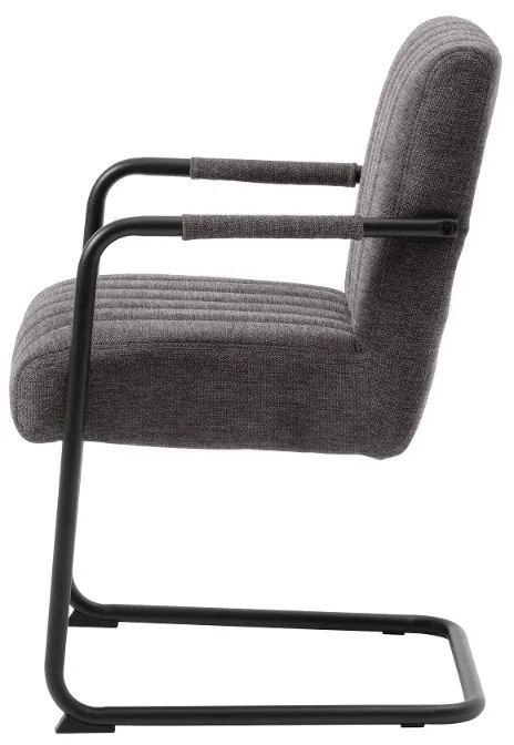 Designová židle Mahima tmavě šedá