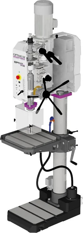 OPTIMUM Sloupová převodová vrtačka OPTIMUM® OPTIdrill DH 55 G