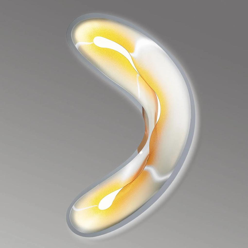 Slamp Crocco S - LED nástěnné světlo, žluté