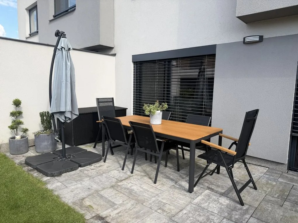 Nábytek Texim Zahradní set MILANO + 4x židle Oslo + 2x křeslo Mona