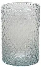 Nohelgarden Váza DIAMOND VÁLEC ruční výroba skleněná d10x15cm