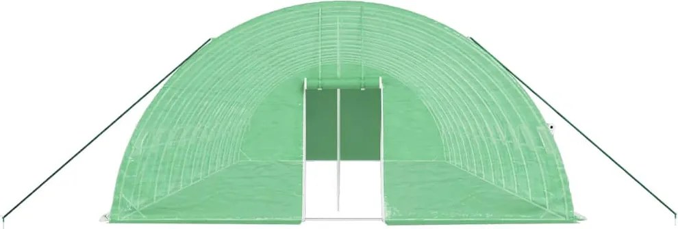 Skleník s ocelovým rámem zelený 72 m² 12 x 6 x 2,85 m 3188109