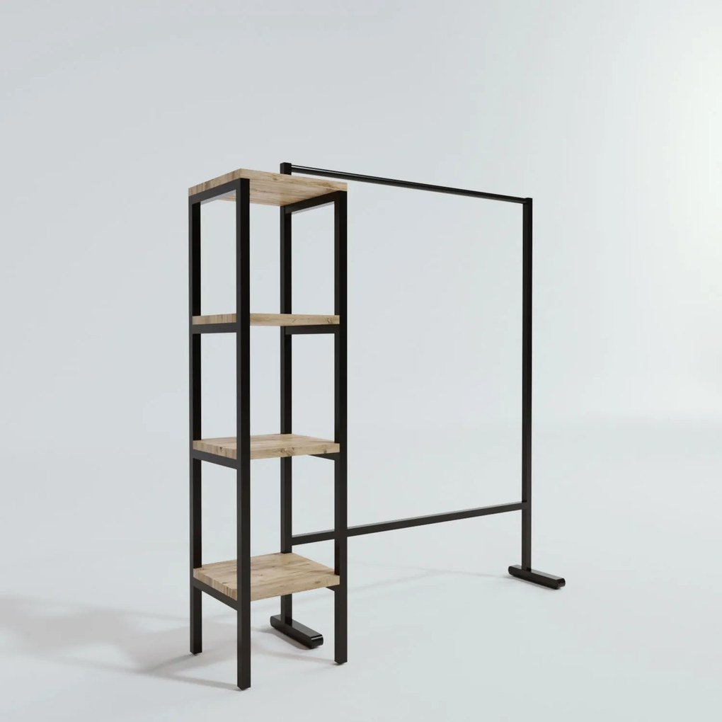 Kalune design Otevřená šatní skříň ISTINYE 170x160 cm
