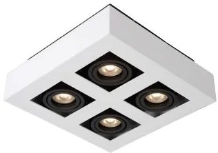 Lucide 09119/21/31 XIRAX stropní bodové stmívatelné svítidlo 4xGU10 / 5W LED bílá Stropní svítidla a stropnice