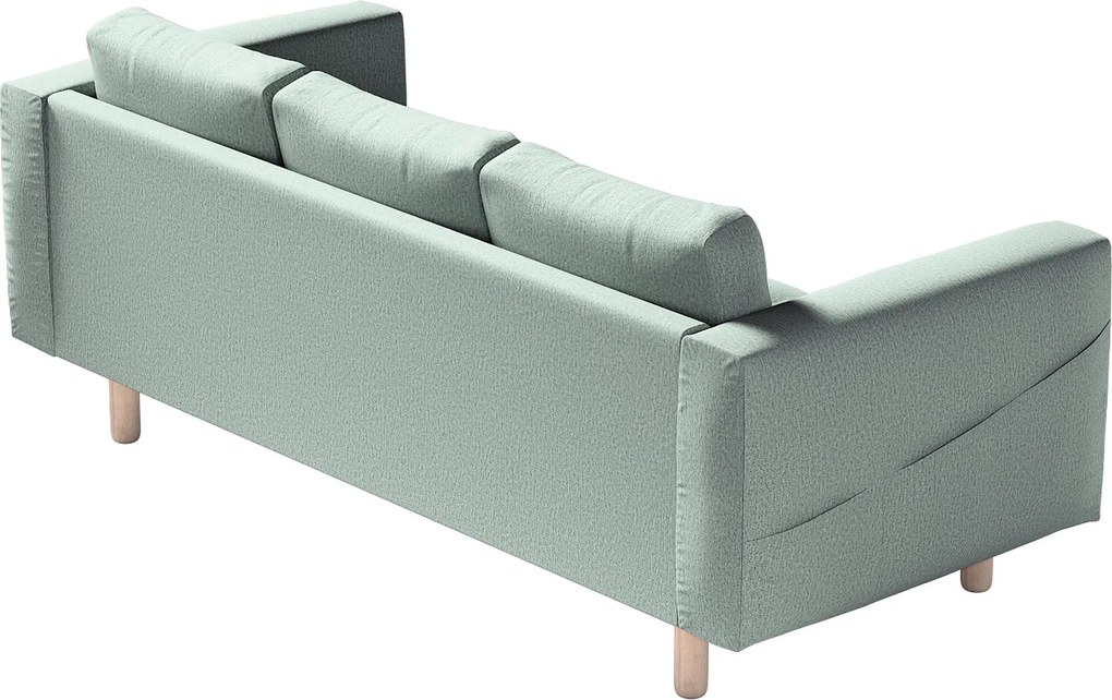 Potah na pohovku IKEA Norsborg 3-místná barva zelená látka pletený vzor