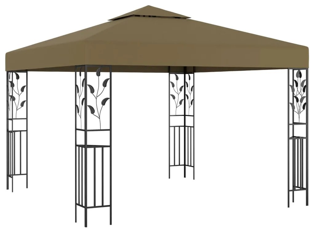 Altán 3 x 3 m taupe 180 g/m² 312243
