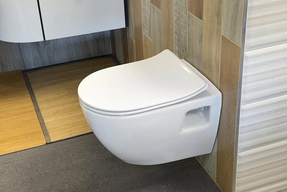 CREAVIT PAULA závěsná WC mísa, 35,5x50cm, bílá TP325