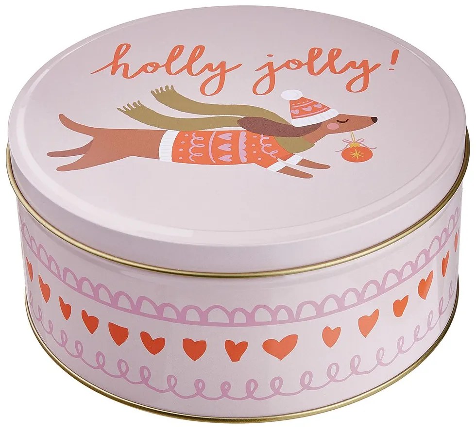 COOKIE JAR Dóza kulatá jezevčík 16,7 cm