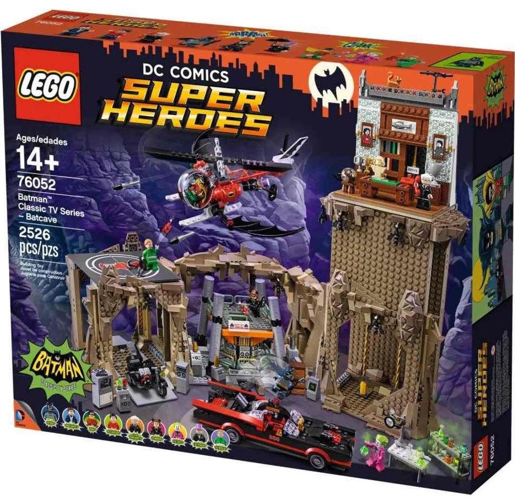 Lego super heroes 76052 batmanova jeskyně (batman classic tv series)