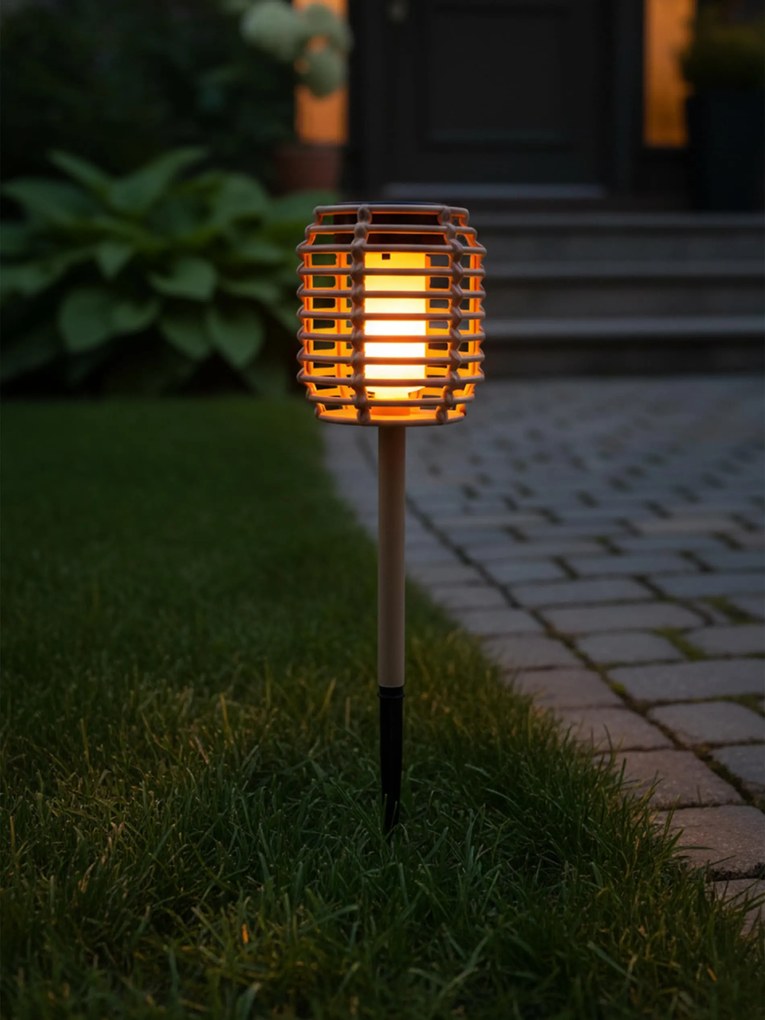 Sinsay - Solární LED lampa do země - béžová