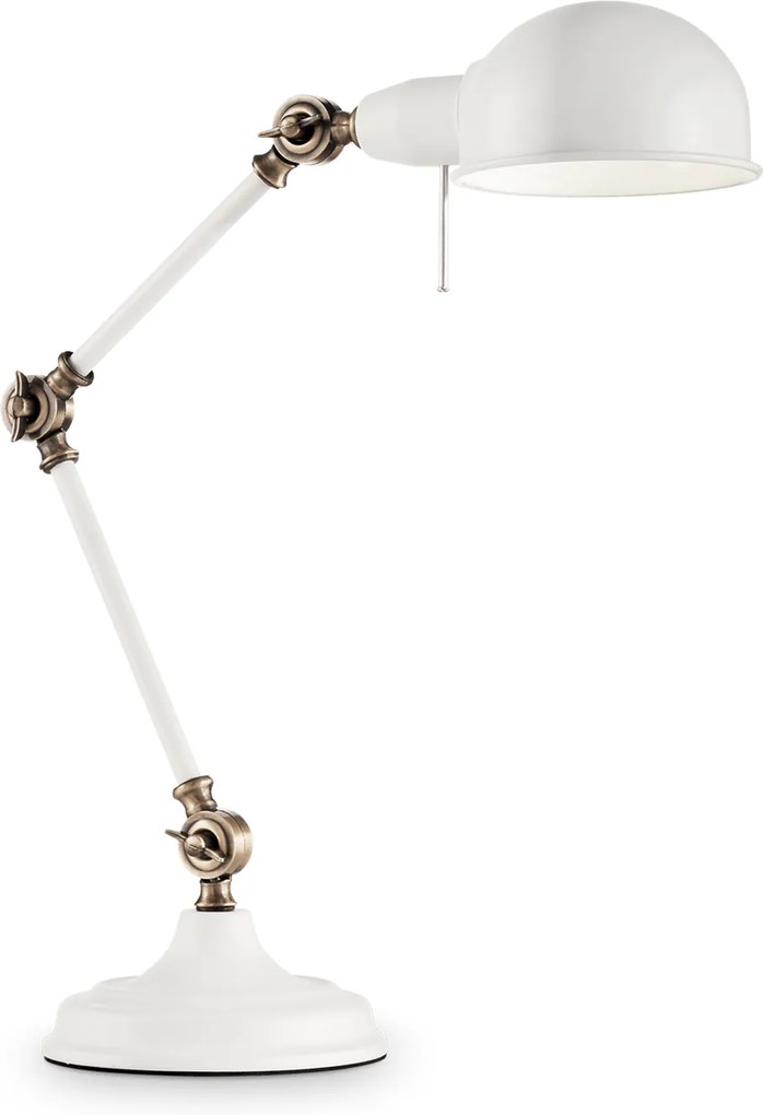 Stolní lampa Ideal lux 145198 TRUMAN TL1 BIANCO 1xE27 60W Stolní lampy