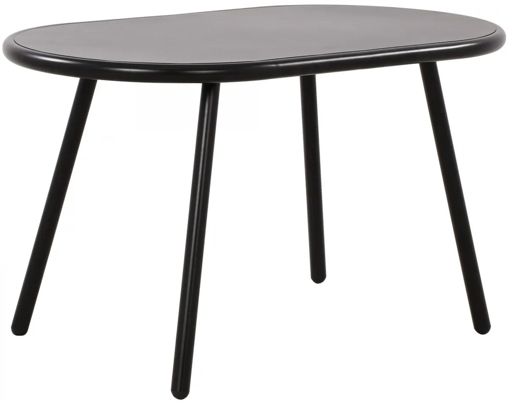 Konferenční stolek Velva - v45 x 80 x 45 cm - Černá