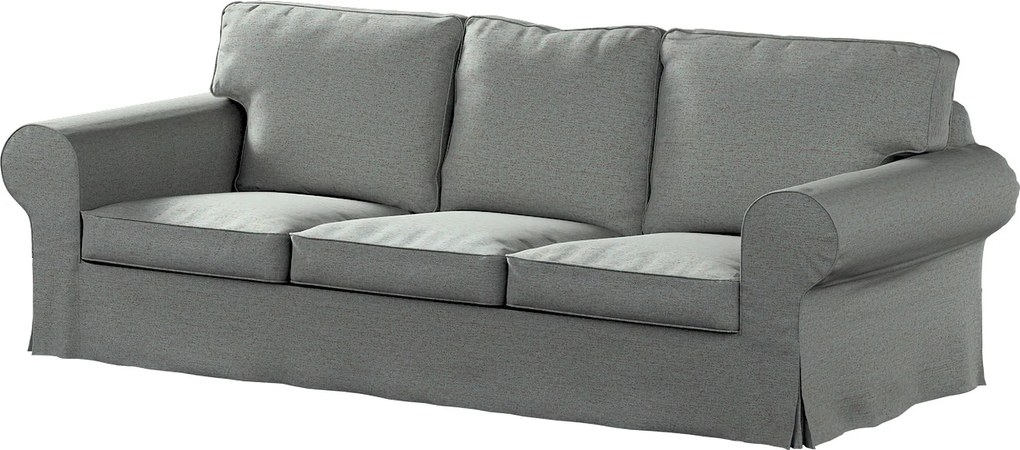Potah na pohovku IKEA  Ektorp 3-místná, rozkládací STARÝ MODEL PIXBO barva modrá látka pletený vzor
