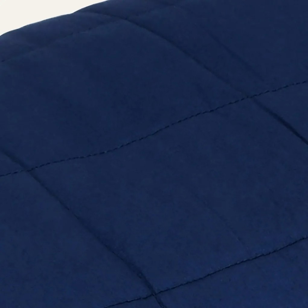 Zátěžová deka modrá 220 x 230 cm 11 kg textil 3154807