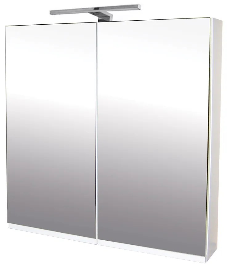 Comodo Zrcadlová skříňka Atica 80 ZS LED-CR s osvětlením Any LED 30 CR, chrom